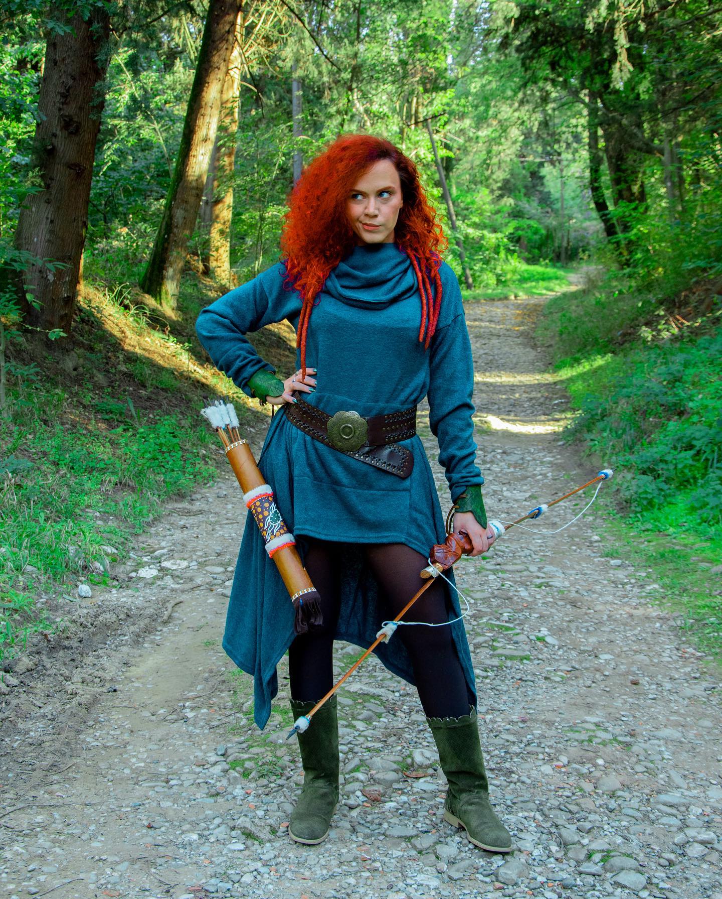 Tribal Chakras Smocked Bandeau Maxi Dress in Blue – Harem Pants