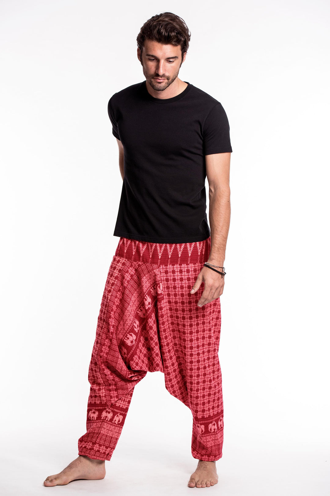 Red Harem Pants, Kimonos, and Accessories